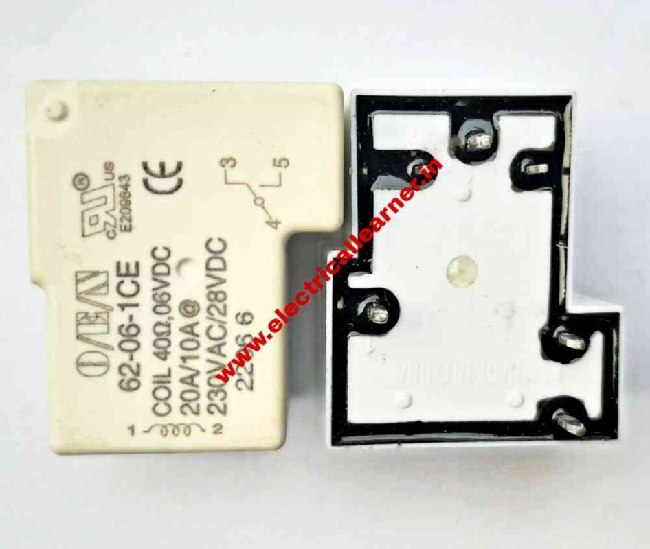 12V 10A Relay PCB Mount Type » Electrical Learner