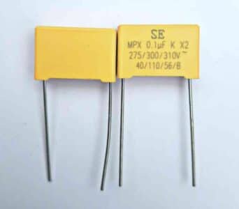 0.1uF 310V X2 Metallized Film Polyester Box Capacitor - 30PCs