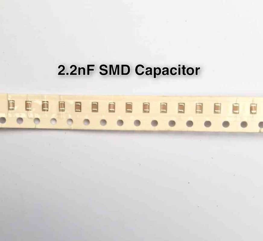 2.2nF SMD Multilayer Capacitor 0805 - 100PCs » Electrical Learner