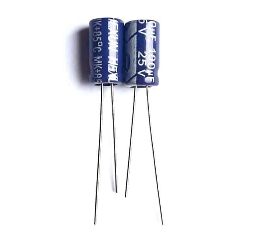 100uF 25V Electrolytic Capacitor - 10PCs » Electrical Learner