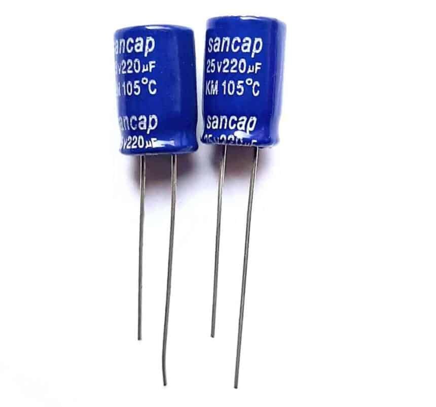 220uF 25V Electrolytic Capacitor - 50PCs » Electrical Learner
