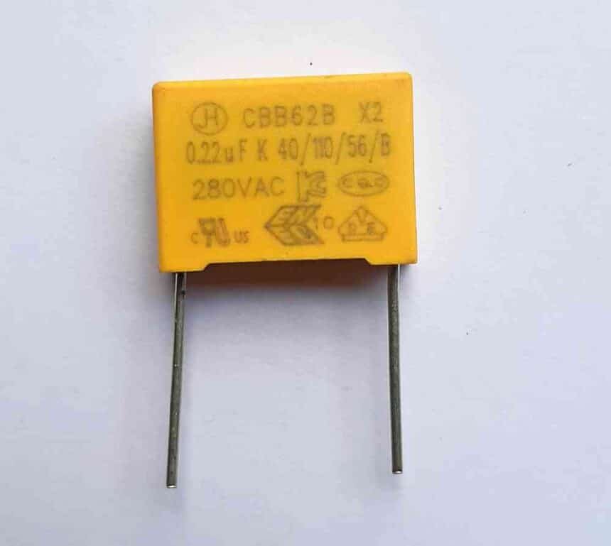 0.22uF Capacitor 250V | 220nk 275V X2 Capacitor