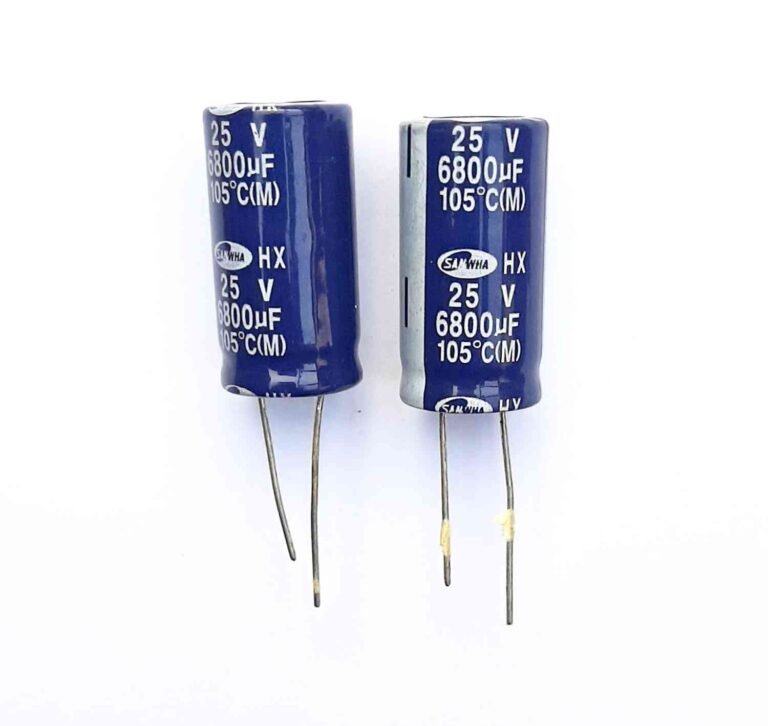 6800uF 25V Electrolyte Capacitor - 4PCs Size (30×16) » Electrical Learner