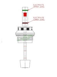Exide Inverter Battery Water Level Indicator - 6PCs