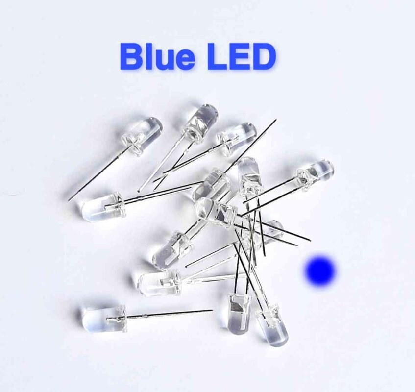 Blue Color High Quality Clear Lens LED 5mm DIP - 100PCs » ELCMART