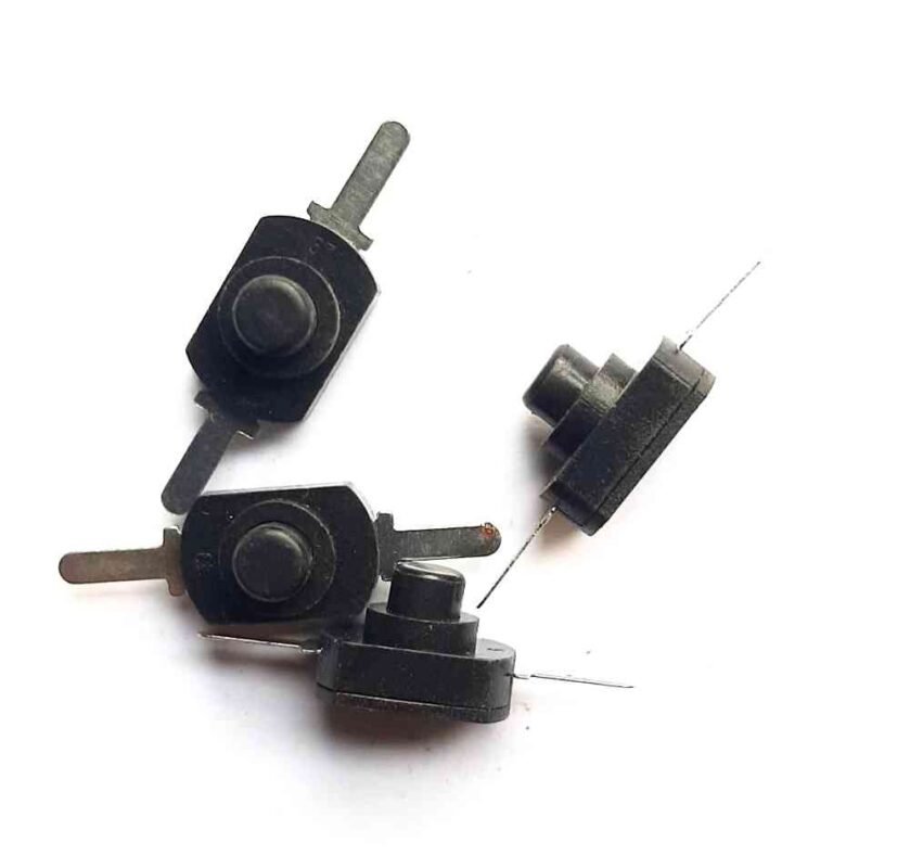 2 Pin On/Off Push Button Torch Switch - 5PCs » ELCMART