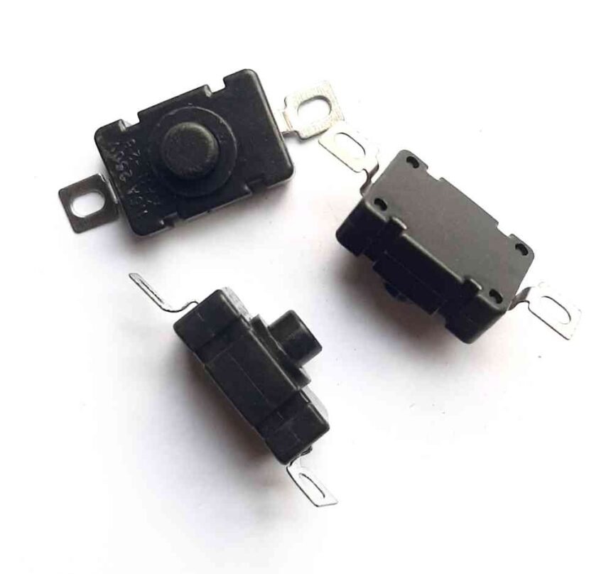 2 Pin On Off Push Button 2 Pin Torch Switch - 5PCs » ELCMART