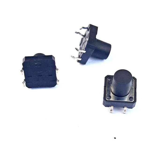 Tactile Push Button Switch Size12x12x10 - 5Pc » Electrical Learner