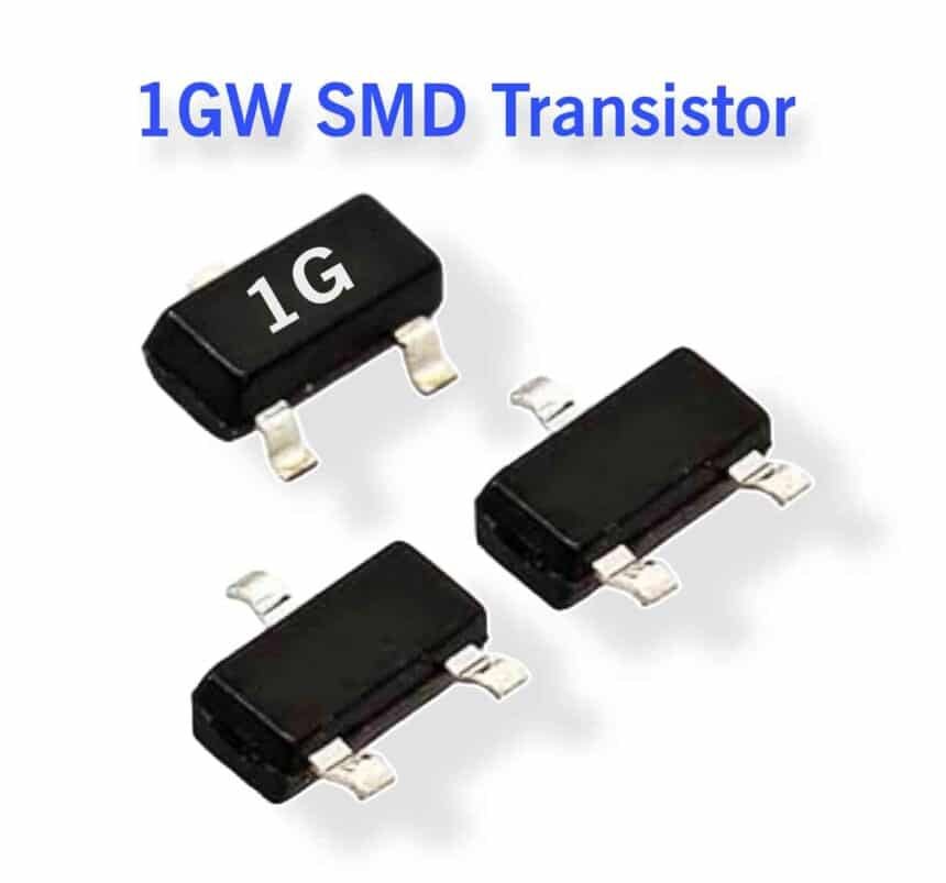 1GW SMD Transistor BC847C 1G NPN Transistor - 100PCs » ELCMART