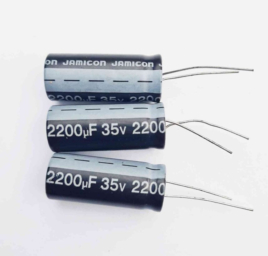 2200uF 35V Capacitor Electrolytic 13x35 - 10PCs JAMICON » Electrical ...