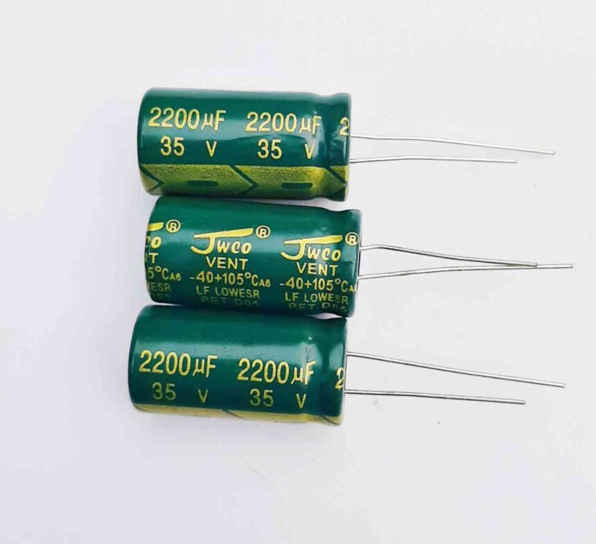 2200uF 35V Capacitor Electrolytic 13x25 - 10PCs high quality JWCO » ELCMART