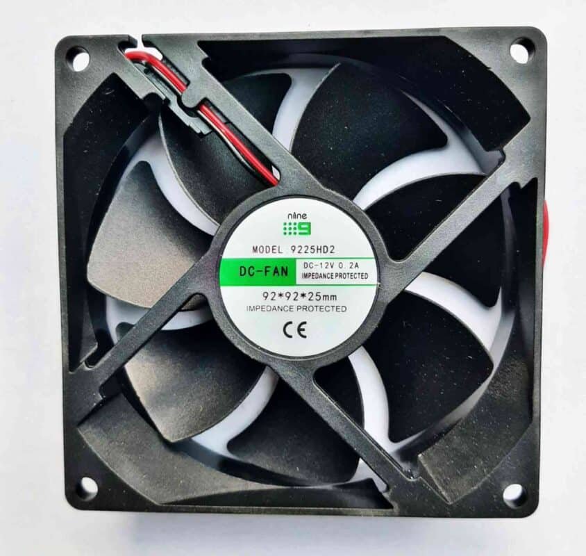 12V 0.2A DC Cooling Fan 3.5 Inch 92x92x25MM » ELCMART