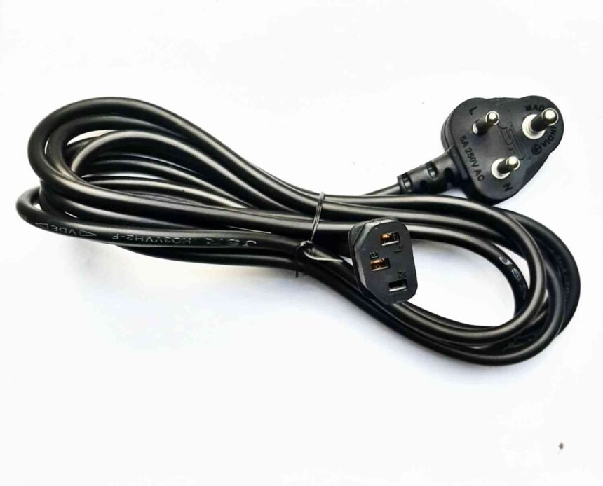 3 Pin AC Power Cable for Computer » ELCMART