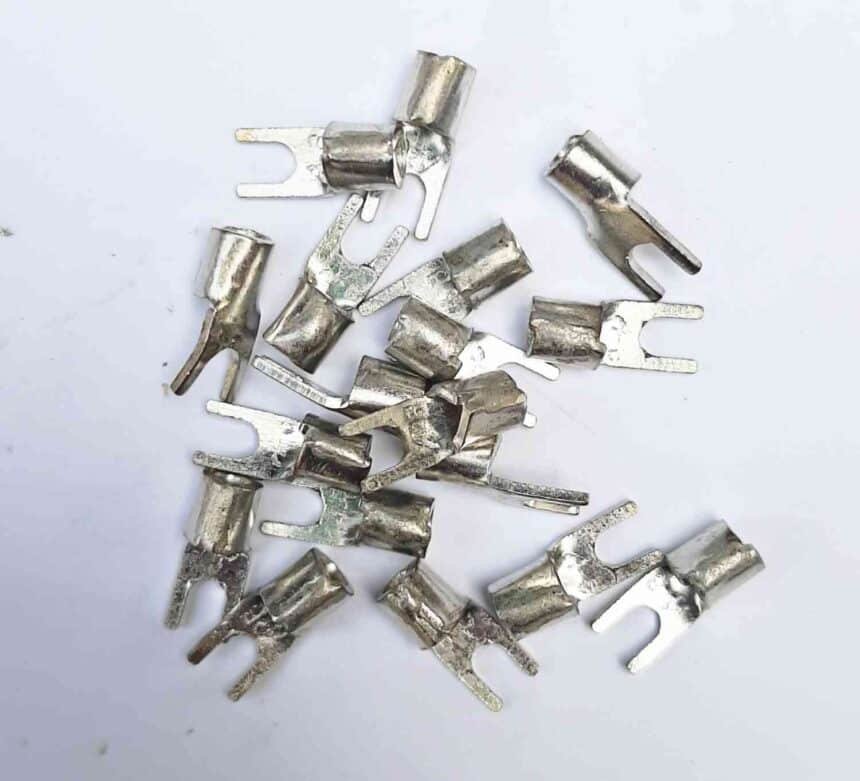 6 Sq MM U-type Wire Lugs - 20Pcs » ELCMART