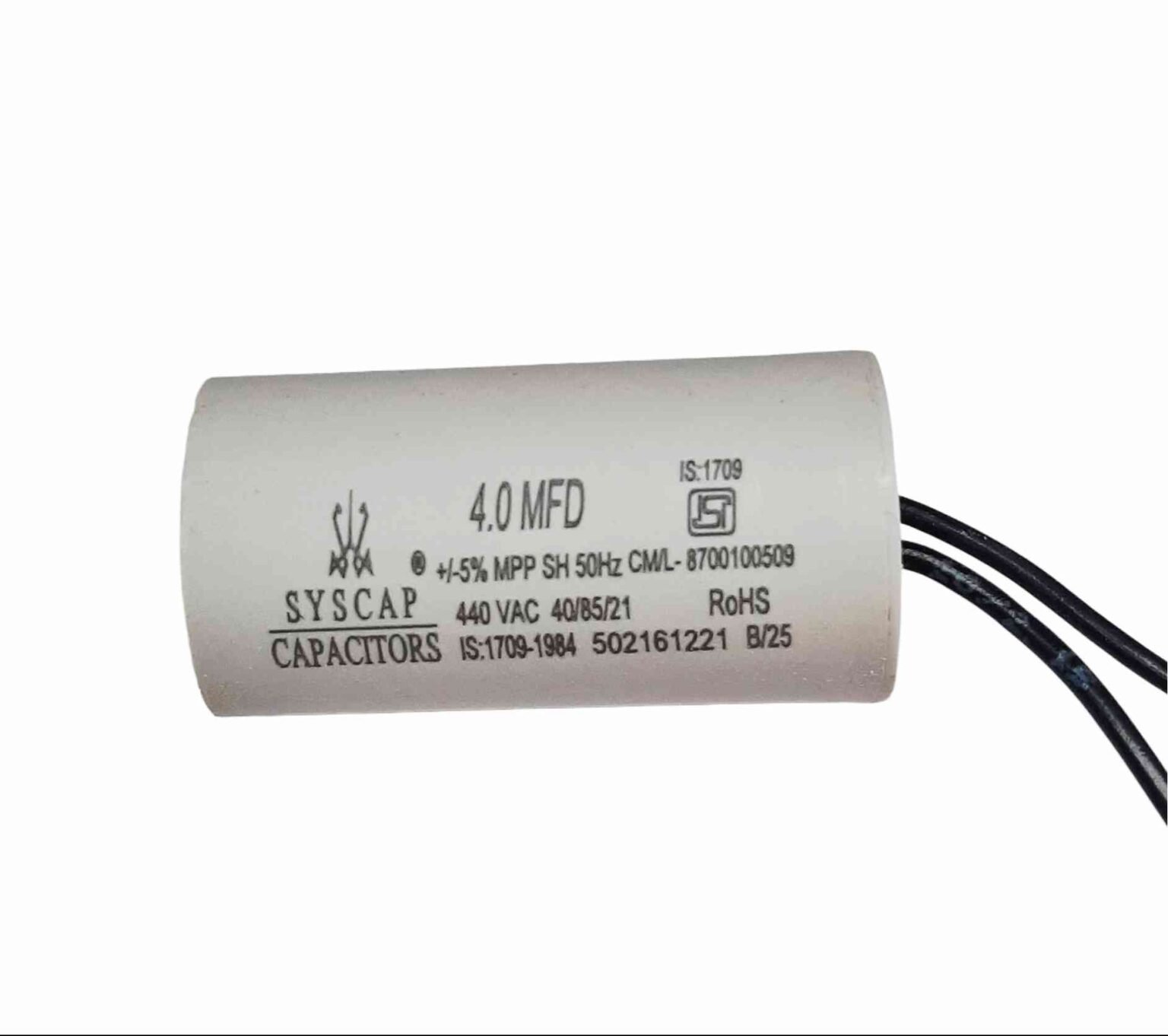 4 MFD Capacitor 440VAC » ELCMART